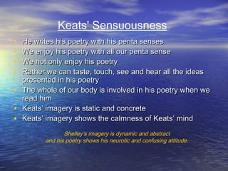 Salient features of keats' poetry | PPT