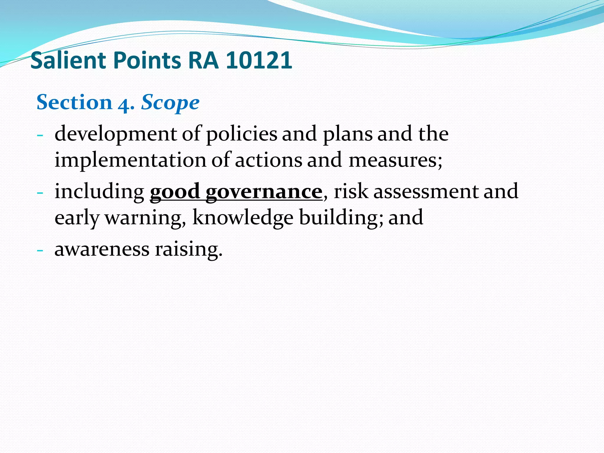 Salient Features of RA10121 | PDF