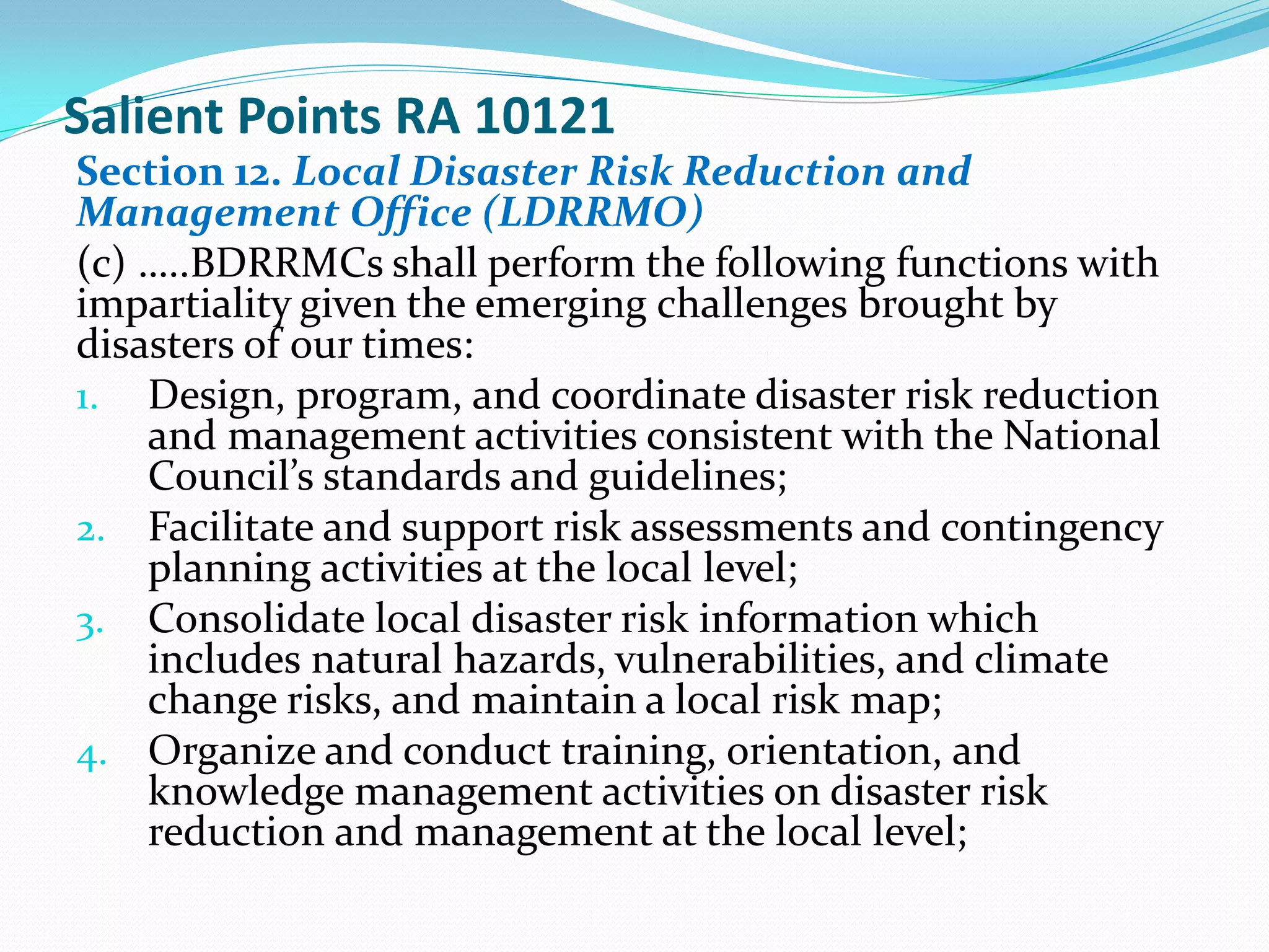 Salient Features of RA10121 | PDF