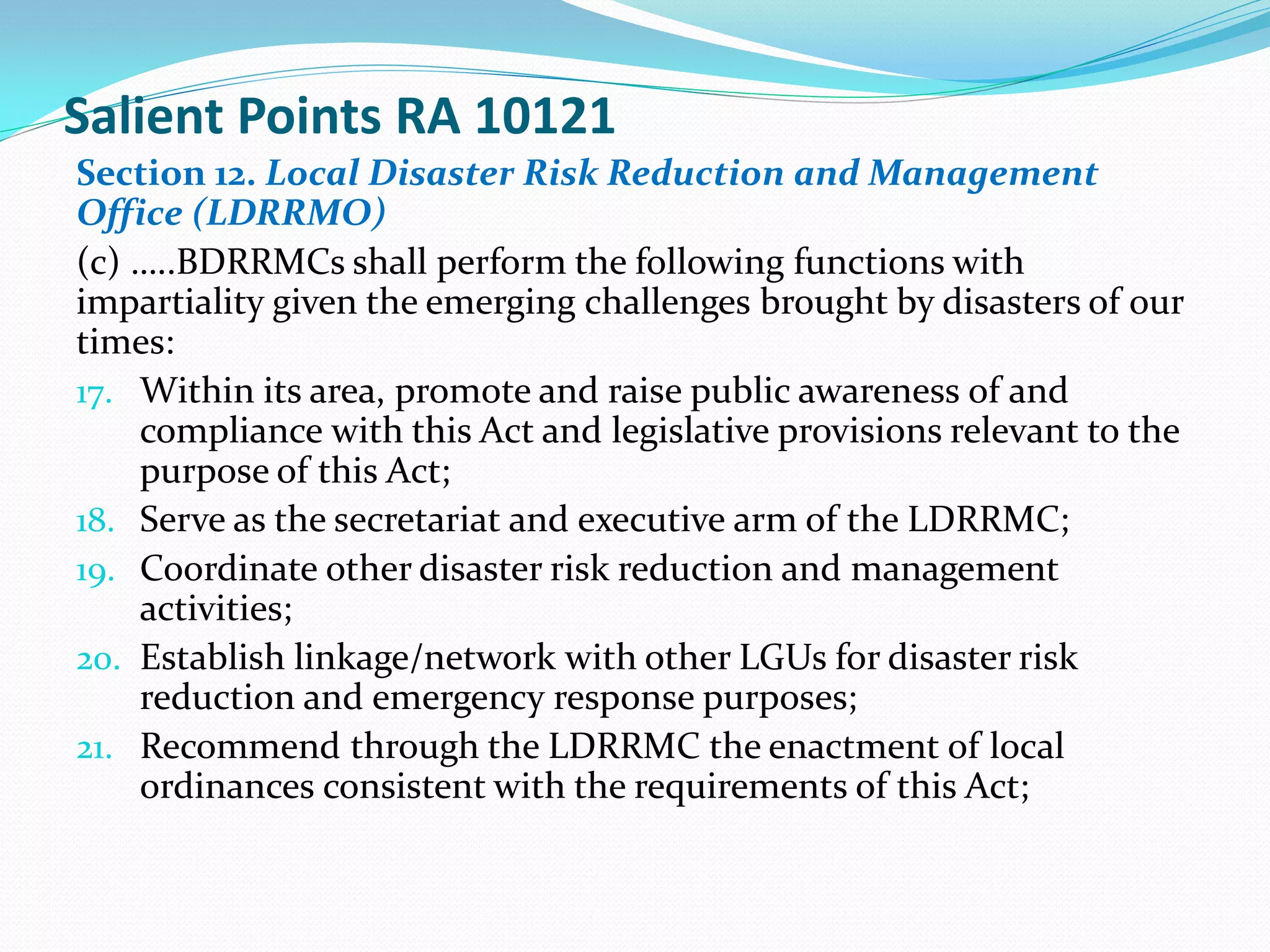 Salient Features of RA10121 | PDF
