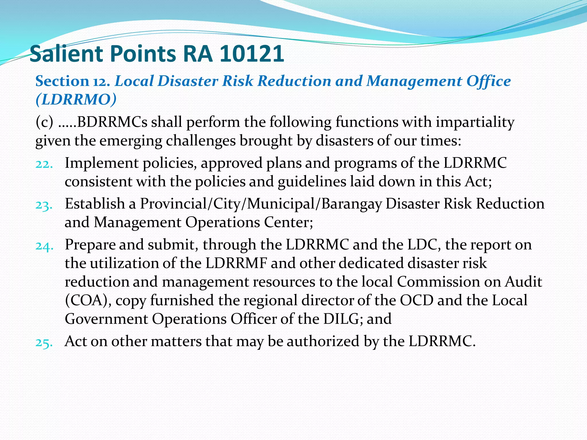 Salient Features of RA10121 | PDF
