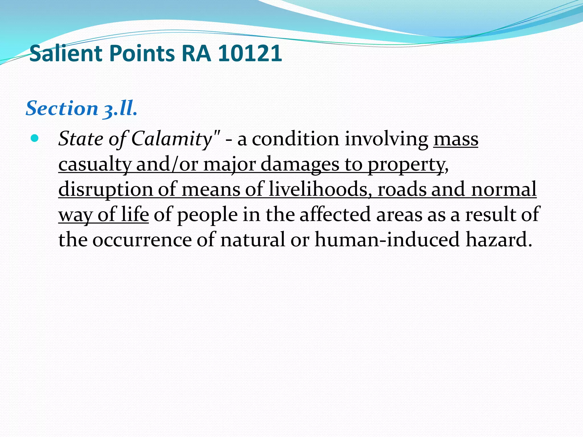 Salient Features of RA10121 | PDF