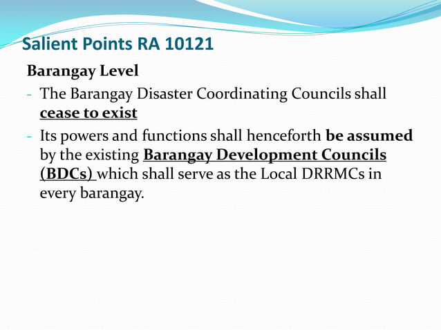 Salient Features of RA10121 | PDF