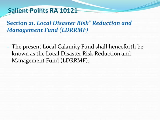 Salient Features of RA10121 | PDF