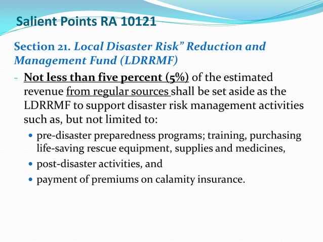 Salient Features of RA10121 | PDF