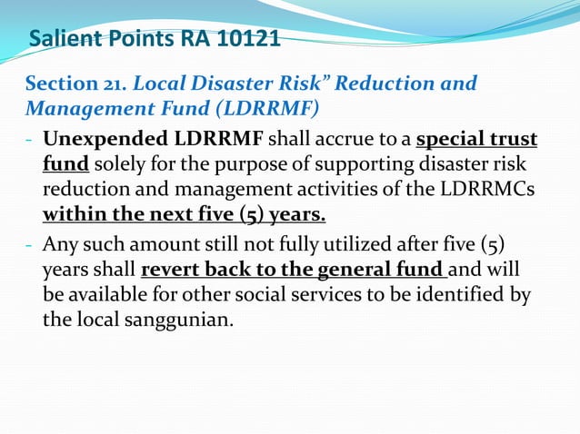 Salient Features of RA10121 | PDF