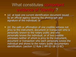 Salient features of the notarial law | PPT
