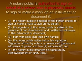 Salient features of the notarial law | PPT