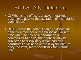 Salient features of the notarial law | PPT
