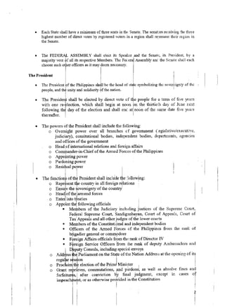 Proposed House charter change gives Duterte awesome powers | PDF