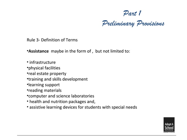 Salient Features of the Revised Implementing Rules and Regulations of ...