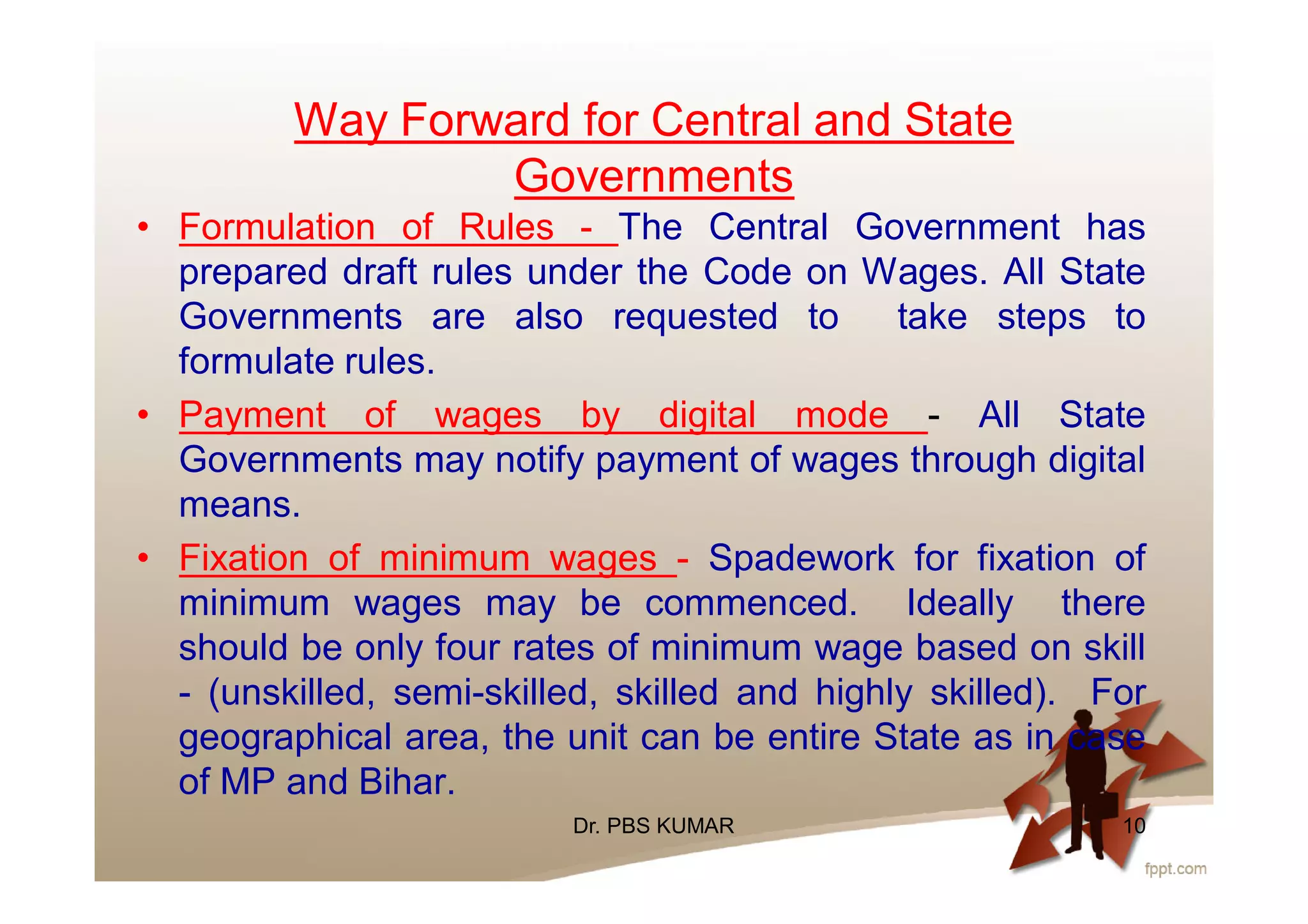 Salient features on all labour codes ppt [compatibility mode] | PDF