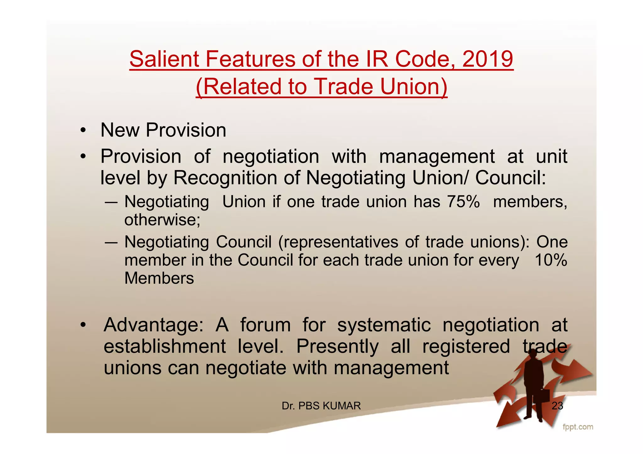 Salient features on all labour codes ppt [compatibility mode] | PDF