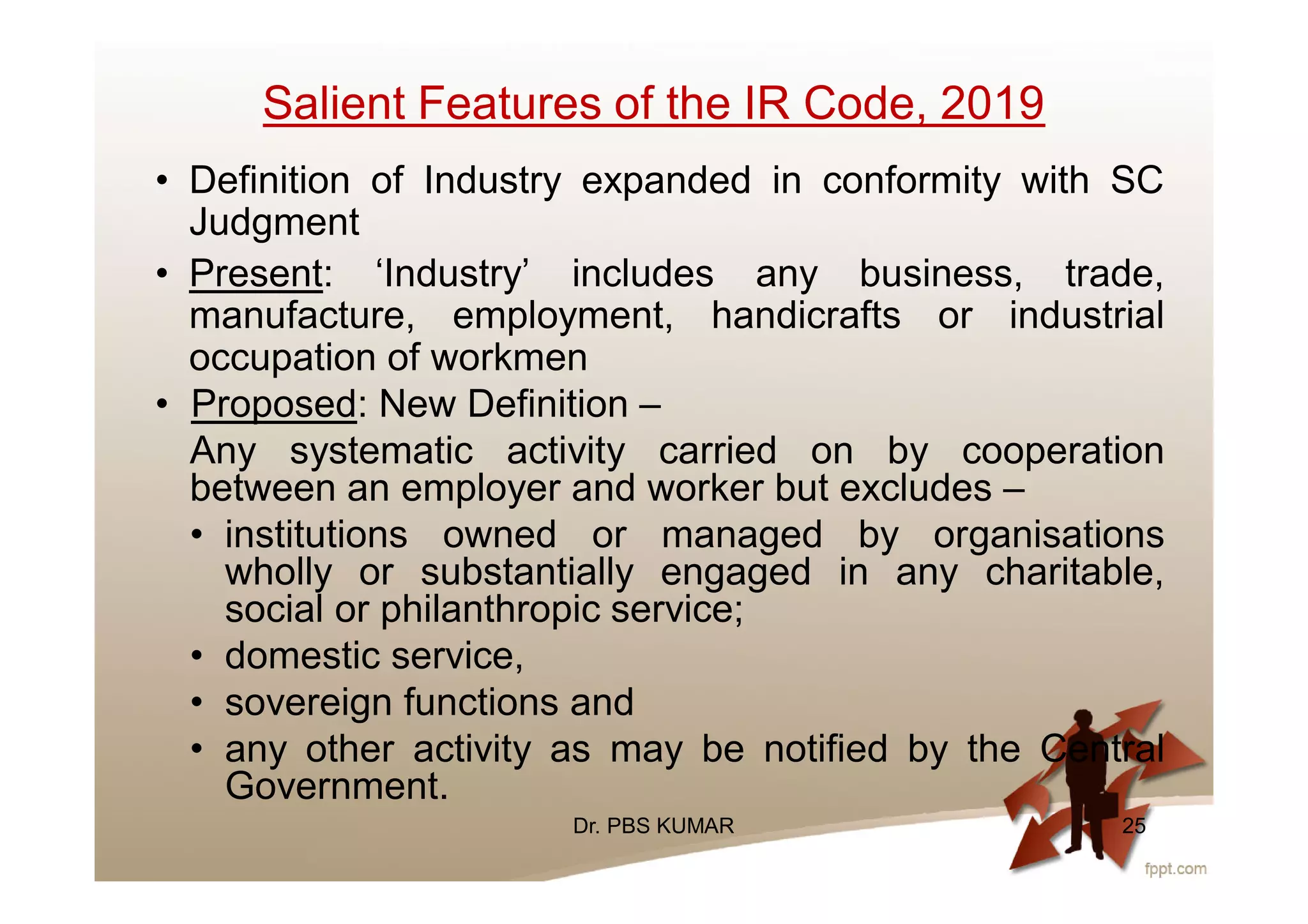 Salient features on all labour codes ppt [compatibility mode] | PDF