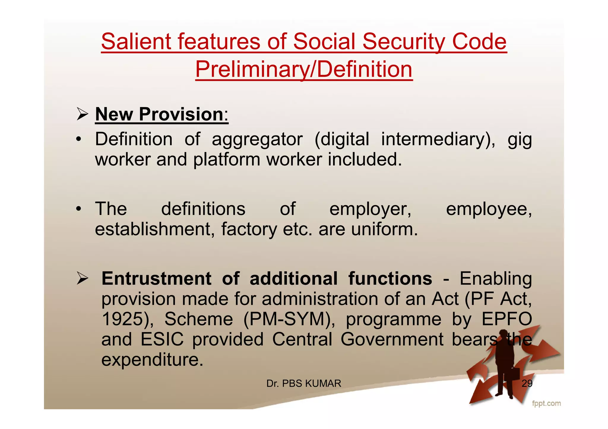 Salient features on all labour codes ppt [compatibility mode] | PDF