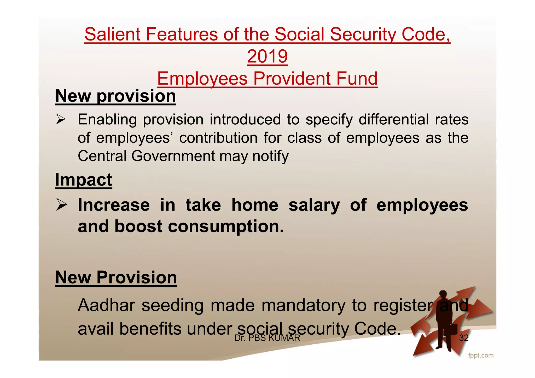 Salient features on all labour codes ppt [compatibility mode] | PDF