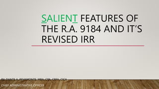 Salient Features_RA 9184.pptx
