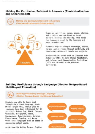 Salient in k to 12 | PDF | Daycare and Pre-School | Parenting