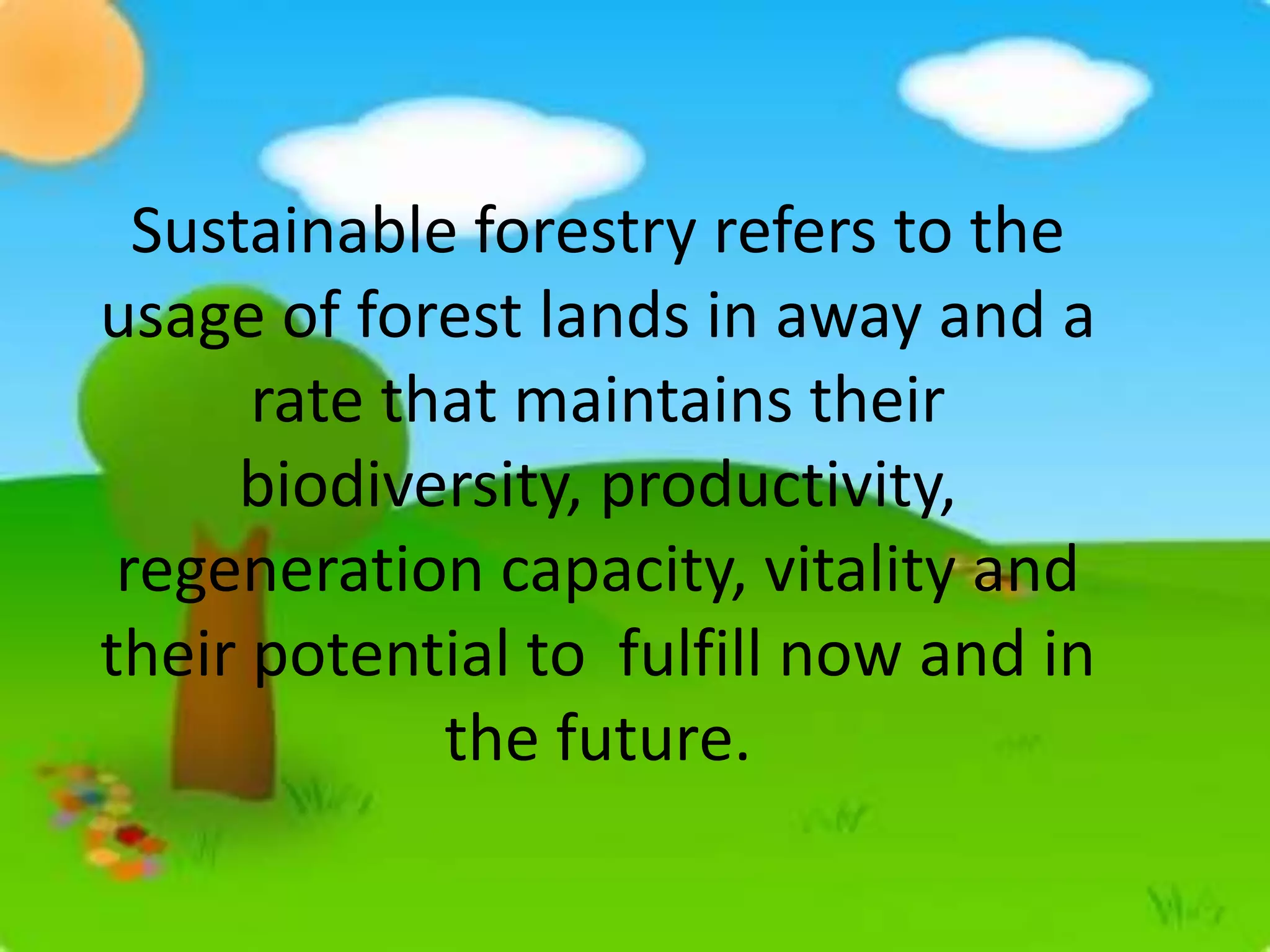 Importance of Forests, Functions of Forests, Deforestation, Sustainable ...