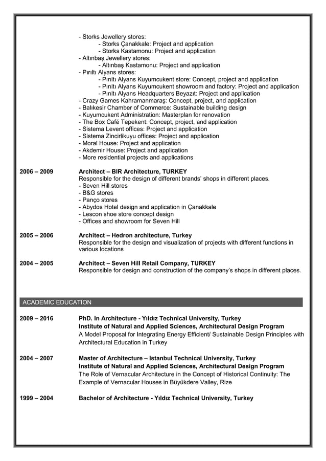 Salih Ceylan: Architect - Academic - Researcher - Educator | PDF