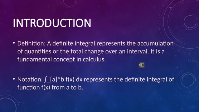 Definite integrals: geometry, properties, applicstion | PPT