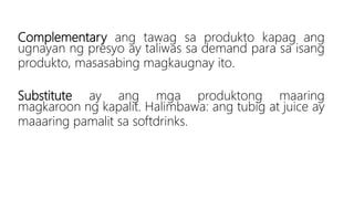 Salik na nakaaapekto sa demand | PPTX