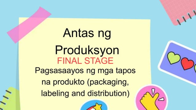 IBA'T-IBANG SALIK NG PRODUKSYON at KAHALAGAHAN NITO | PPT