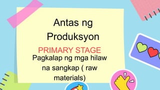 IBA'T-IBANG SALIK NG PRODUKSYON at KAHALAGAHAN NITO | PPT
