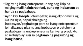 ANG MGA PRODUKSYON AT ANG MGA KONSEPTO NITO | PPTX