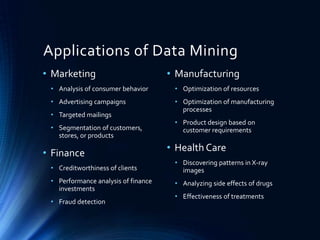 Data Mining and Recommendation Systems | PPTX