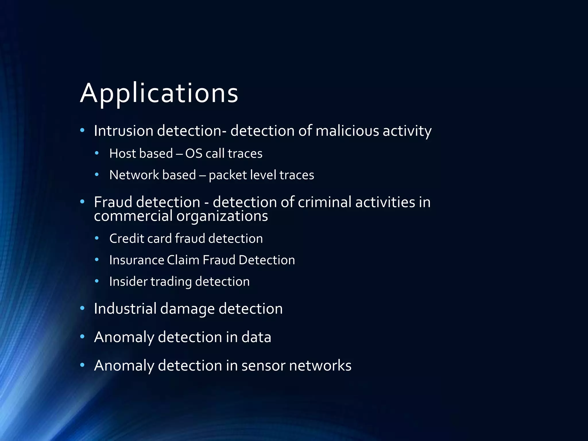 Anomaly Detection | PPTX