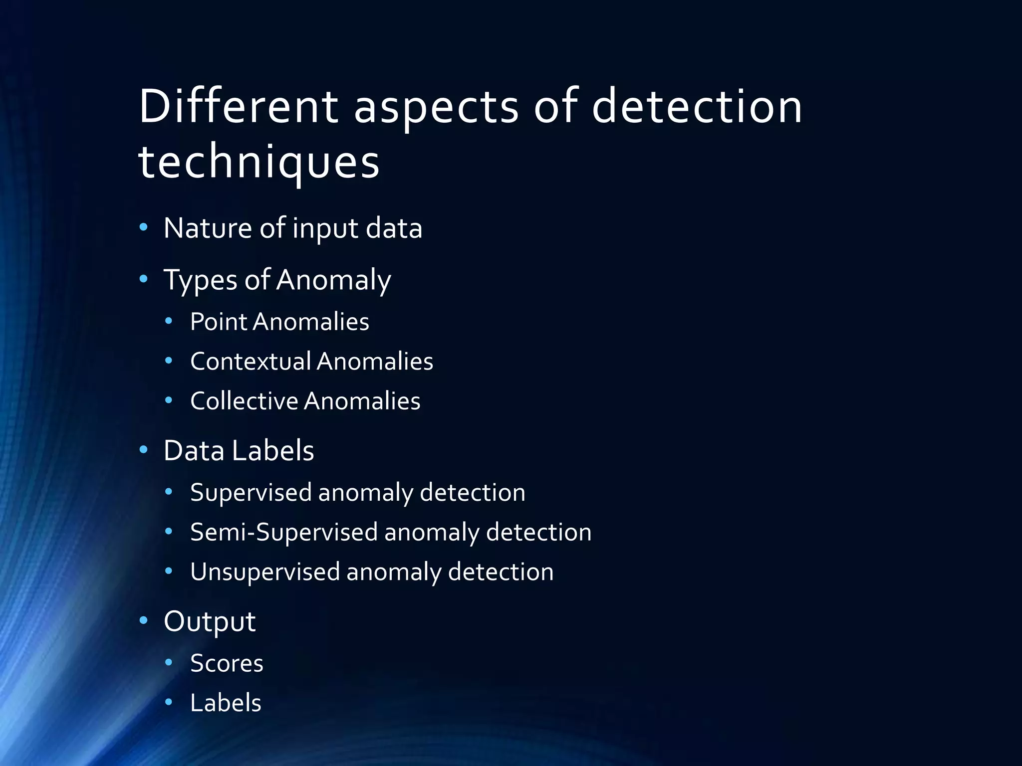 Anomaly Detection | PPTX