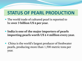 Culture of pearl oyster | PPTX
