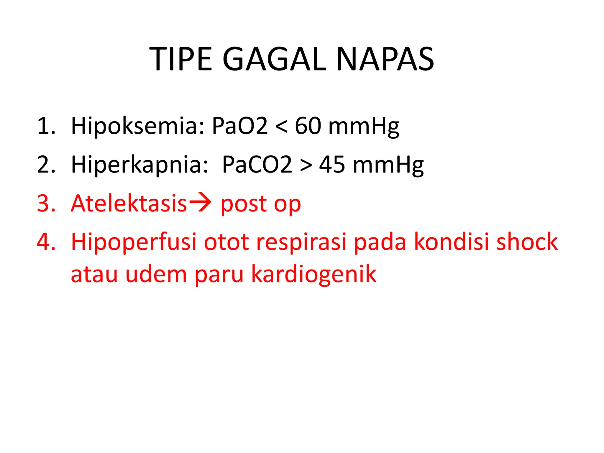 Materi Dasar GAGAL NAPAS beserta etiologi | PPTX
