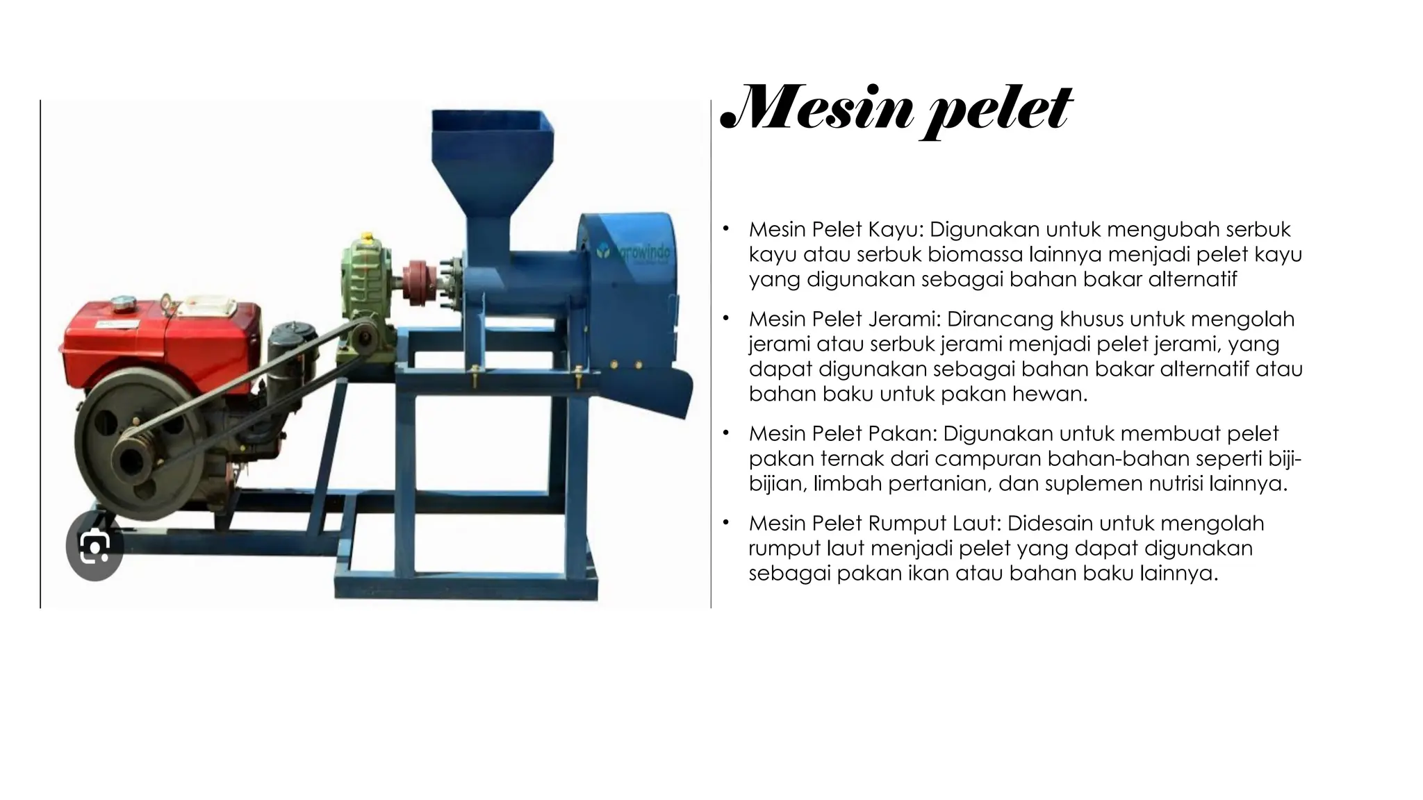 Industri pengolahan pakan, cabinet dryer, mesin pelet, dan mixer | PPTX