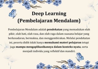 Deep Learning as Pembelajaran Mendalam (pm) | PDF
