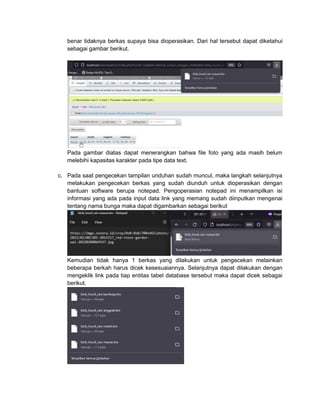 Laporan Praktikum 3 Sistem Basis Data ( Data String ) | PDF