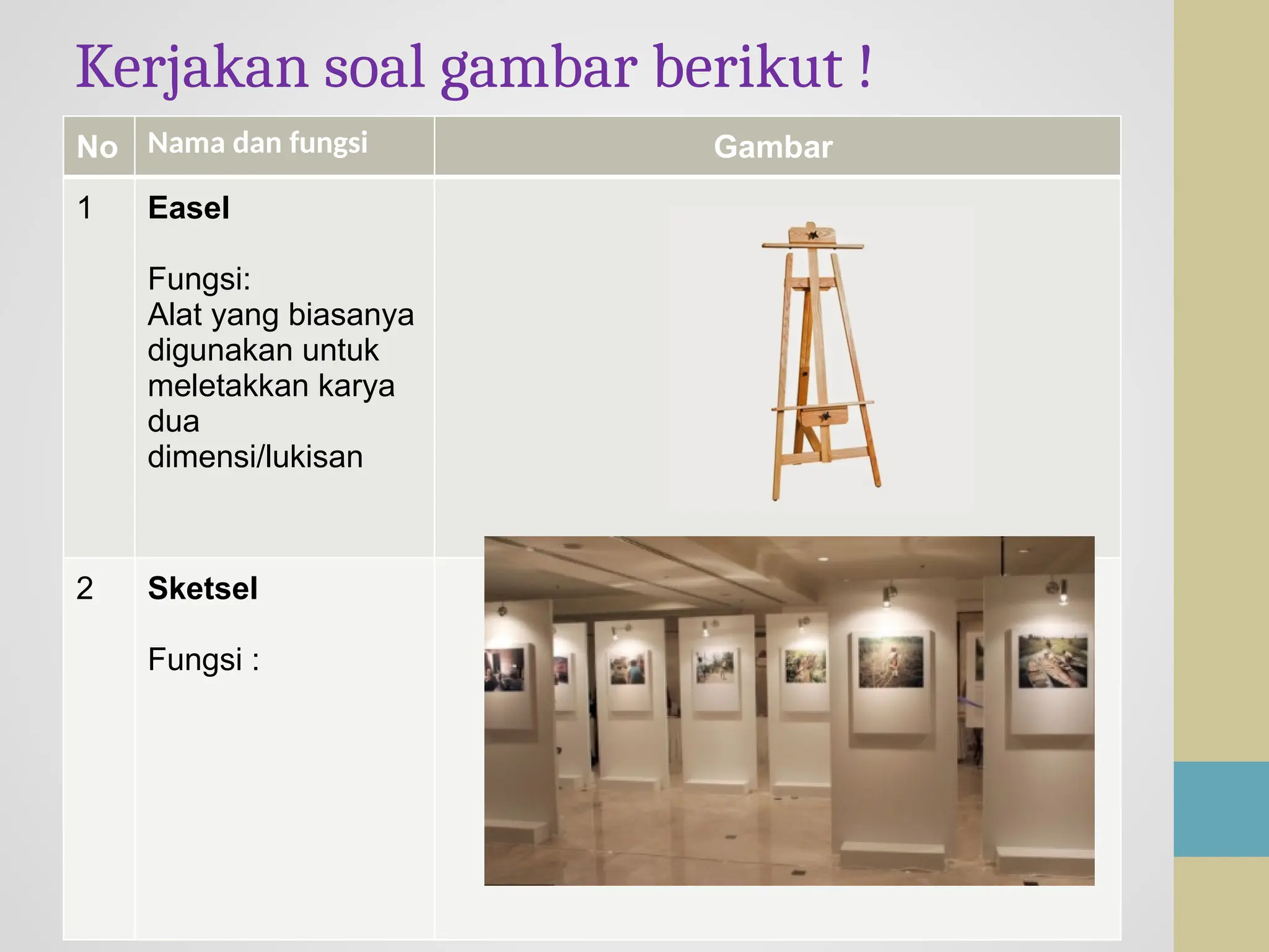 Salinan Pengenalan alat dan bahan dalam seni rupapptx | PPTX