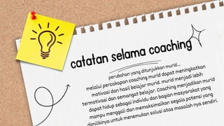 Coaching Peserta Didik pada Platform PMM | PPTX