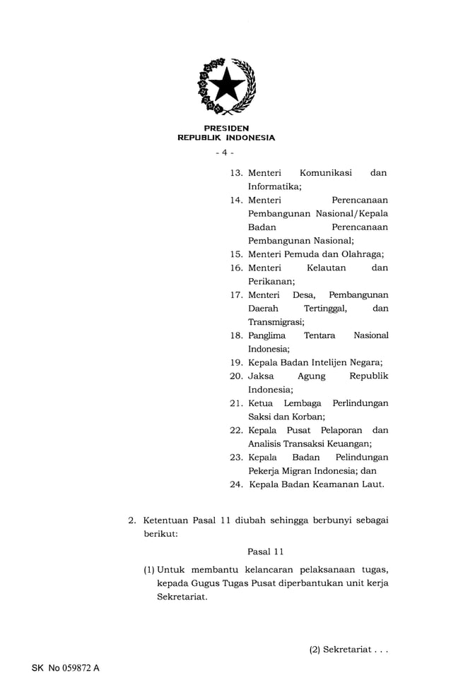 Salinan Perpres Nomor 49 Tahun 2023 | PDF