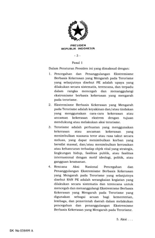 Perpres nomor 7 tahun 2021 | PDF