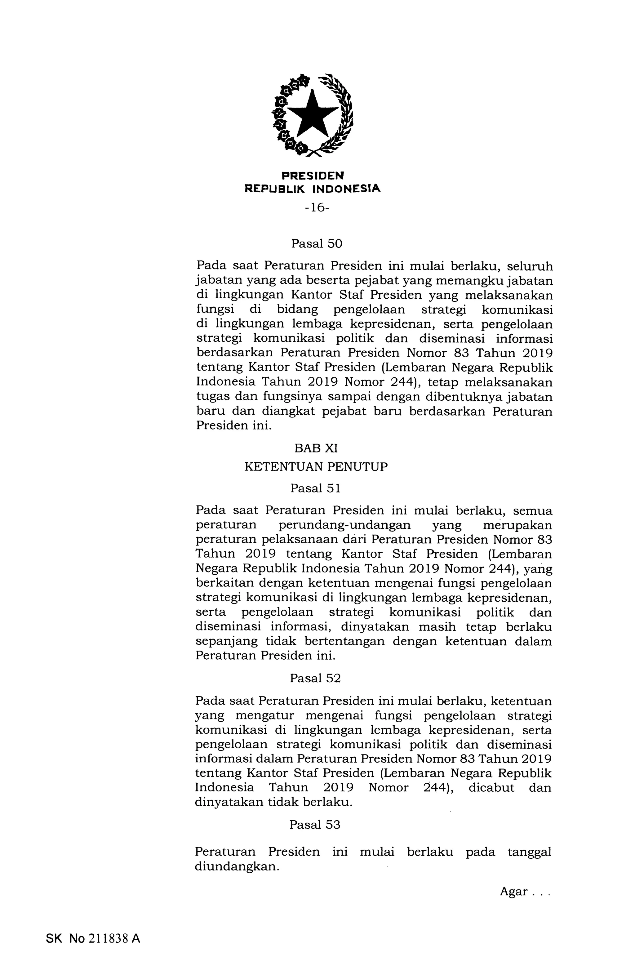 Salinan Perpres Nomor 82 Tahun 2024 kumparan | PDF