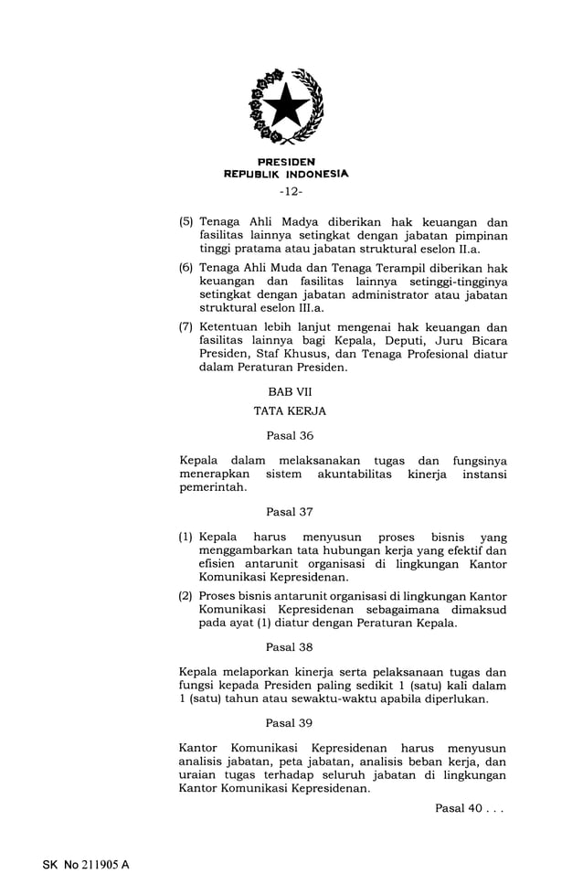 Salinan Perpres Nomor 82 Tahun 2024 kumparan | PDF