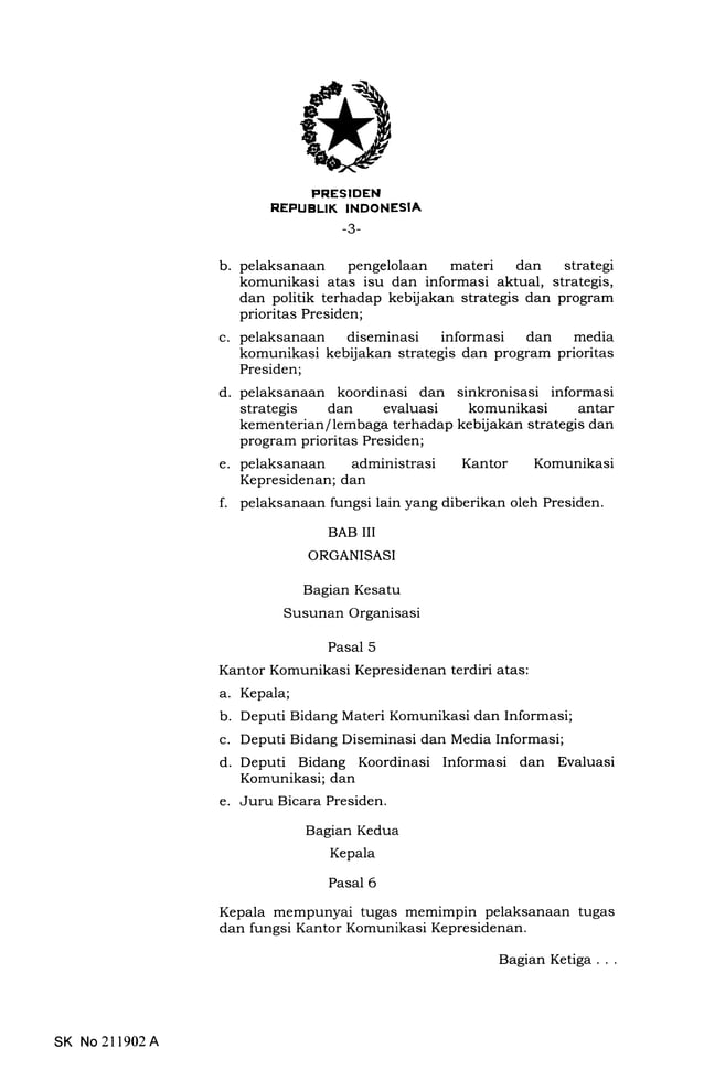 Salinan Perpres Nomor 82 Tahun 2024 kumparan | PDF