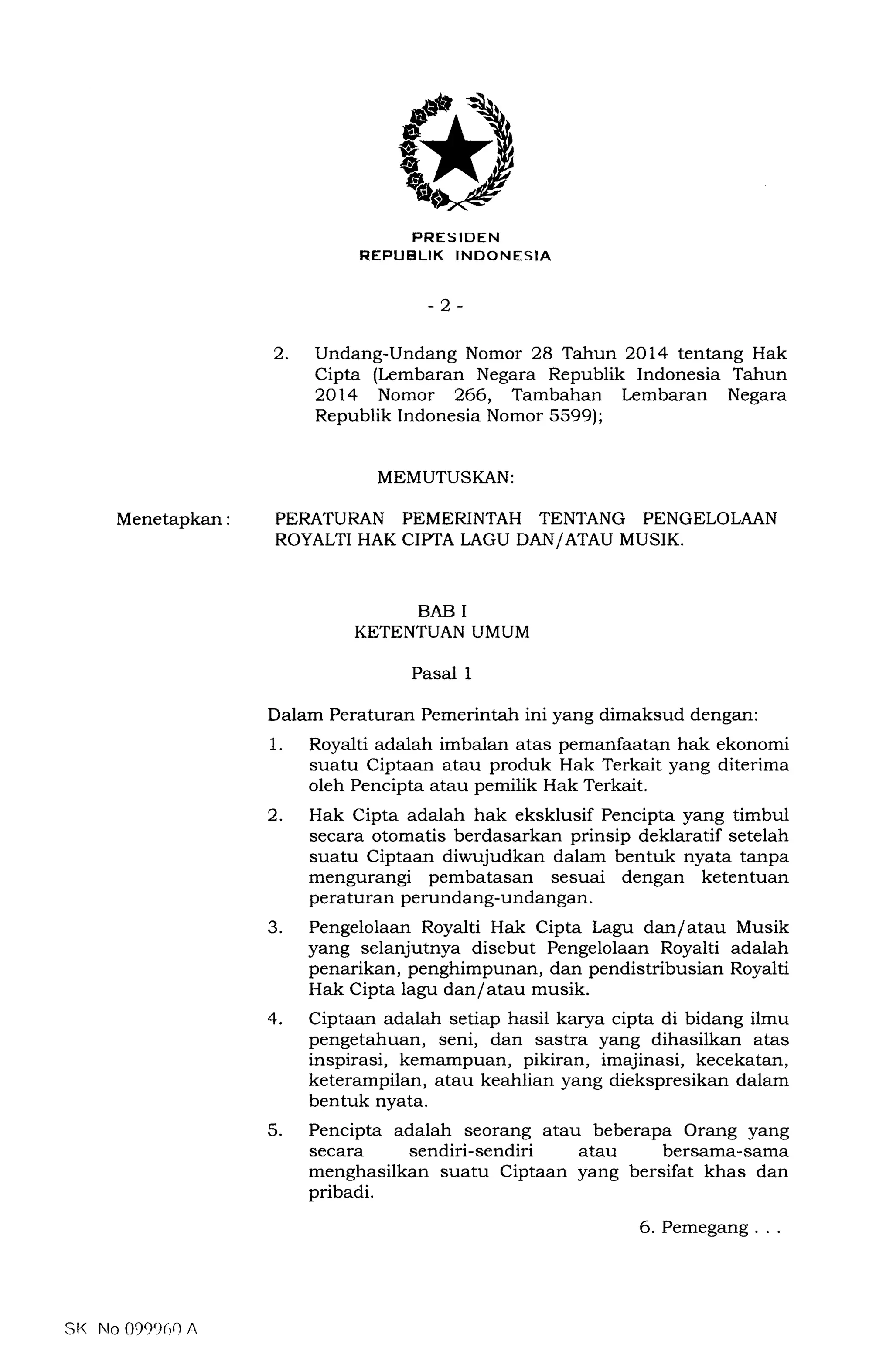 PP Nomor 56 tahun 2021 | PDF