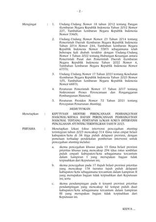 [SALINAN] SK Menteri Nomor 61 Tahun 2024 Penetapan Lokus Pencegahan ...