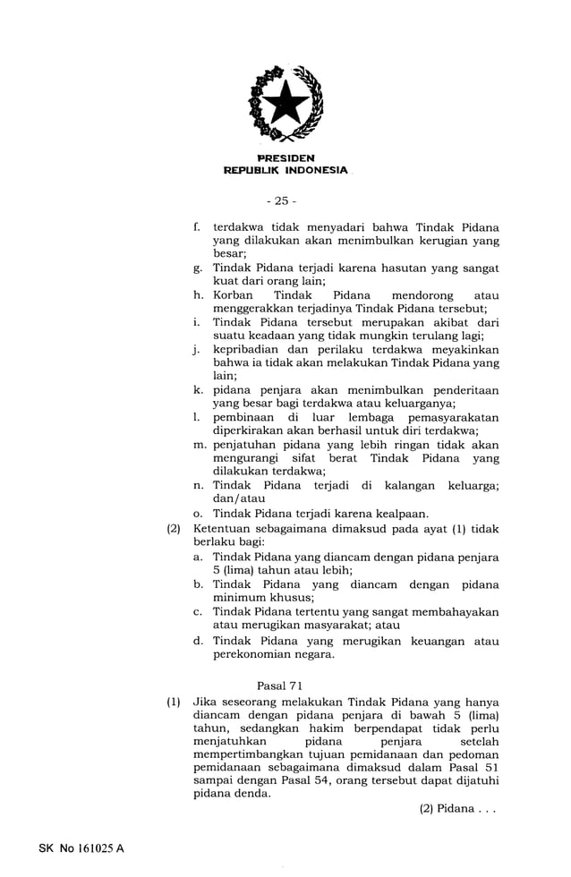 UU Nomor 1 Tahun 2023 | PDF