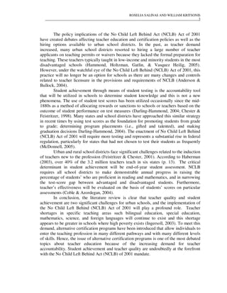 Salinas roselia_the_national_challenge_of_teacher_quality_and_student_achievement_in_public_sch2 ...