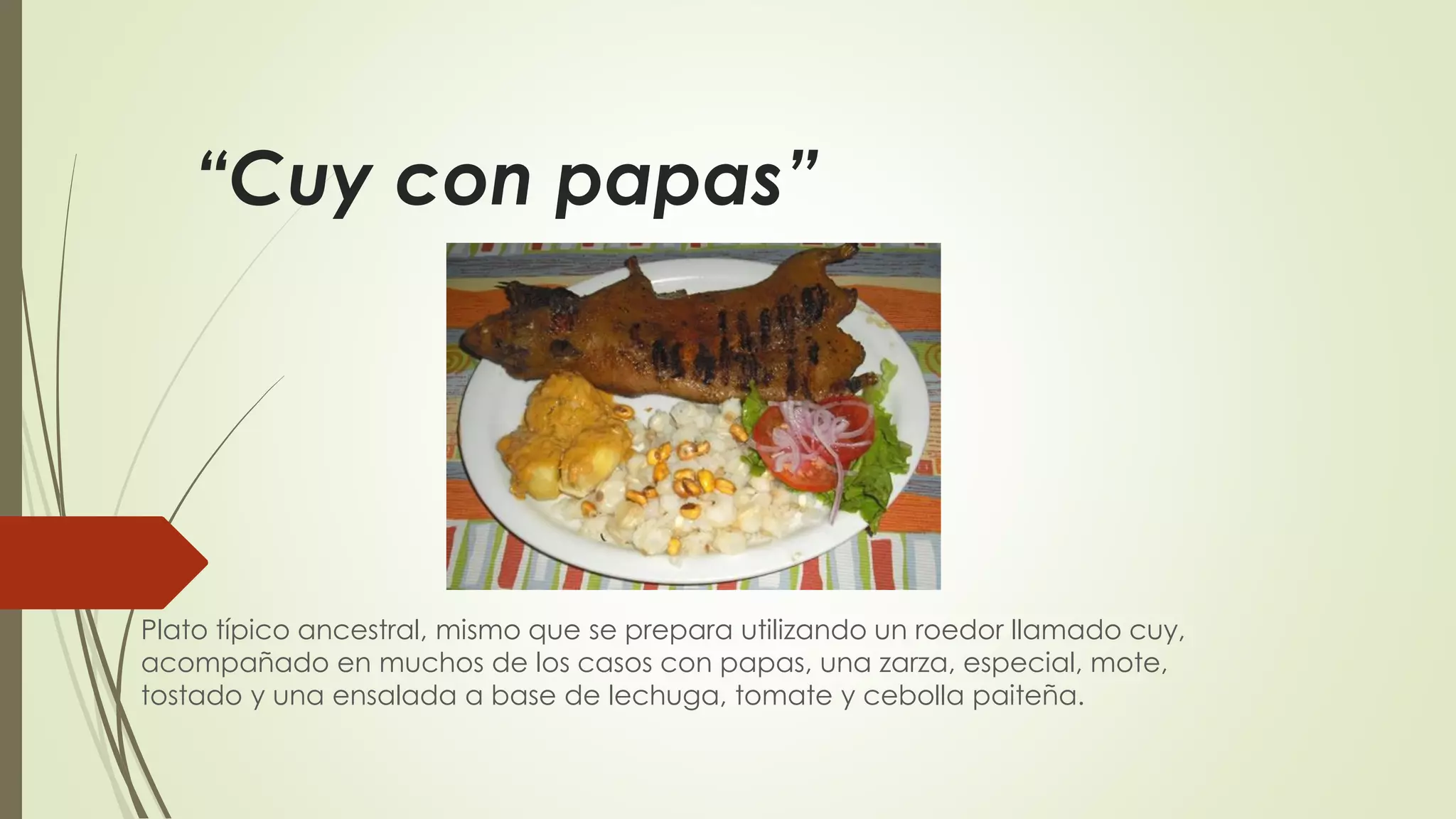 Platos Típicos de la Sierra Ecuatoriana | PDF