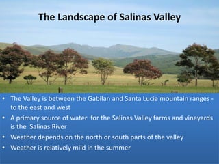 Salinas Valley, California | PPTX